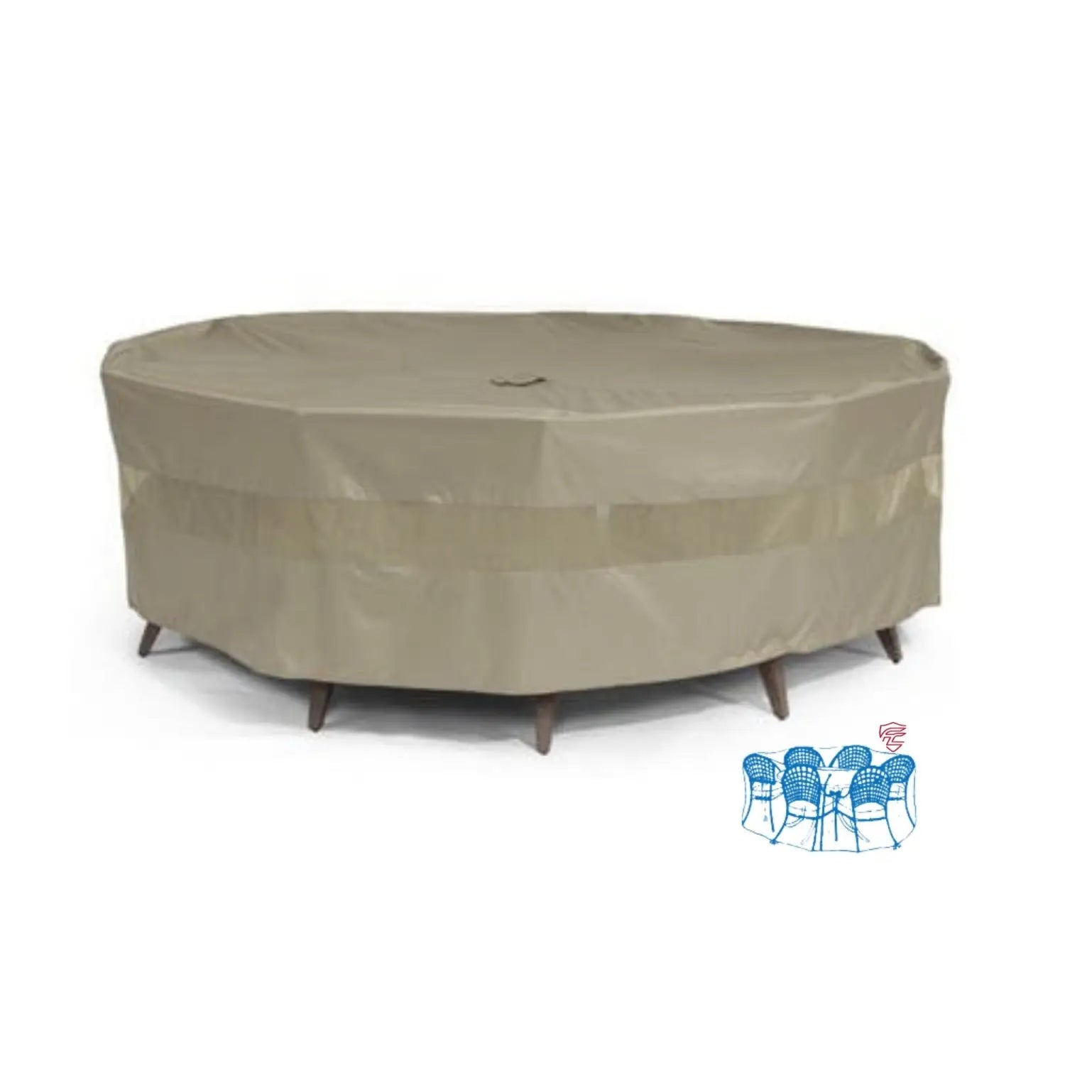 Outdoor Patio Furniture Table & Chairs Set Covers - WeatherGuard ...