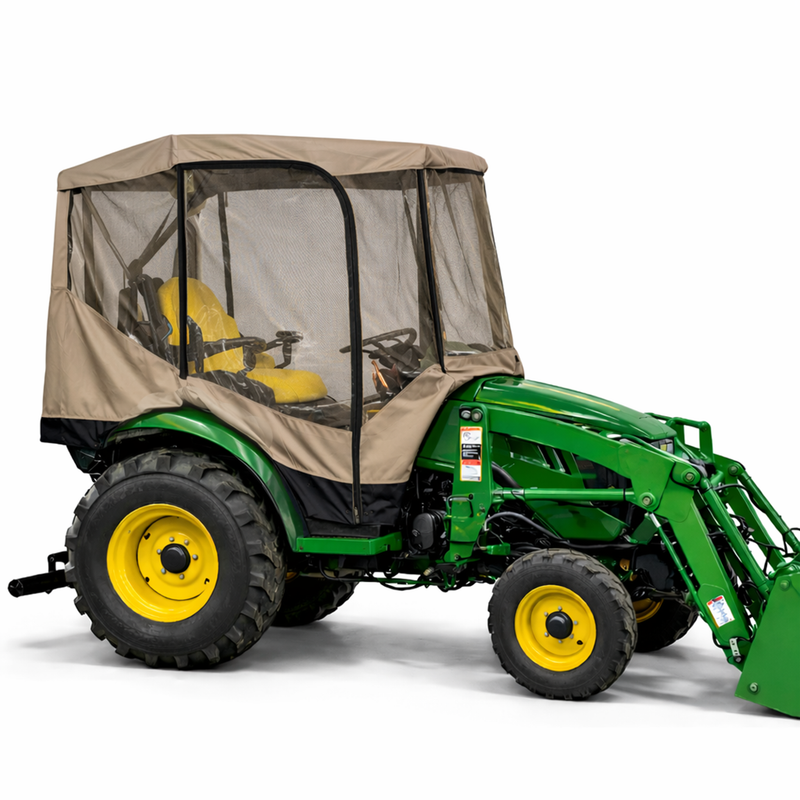 Tractor Enclosure Cabs | Weather Protection with Canopy Fit | Formosa ...