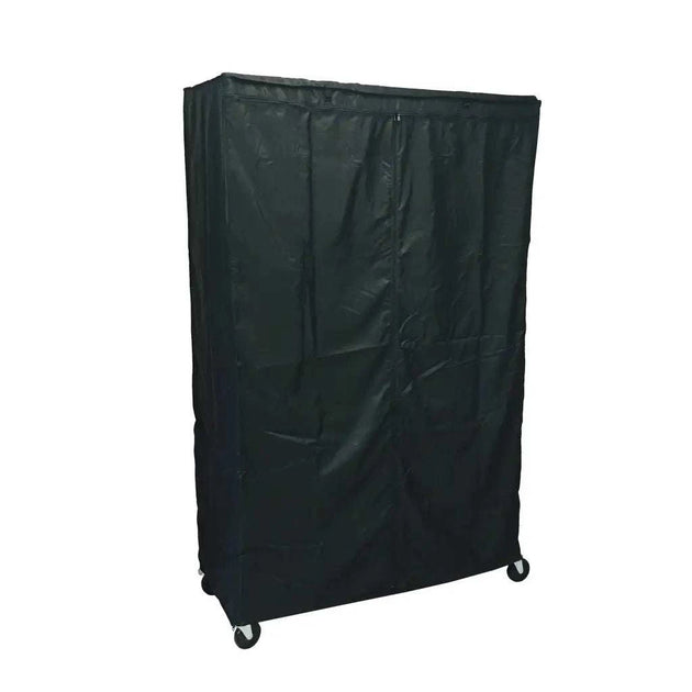 Wire Rack Shelving Covers Sizes 48 18 72 Full Black | | Formosa Covers